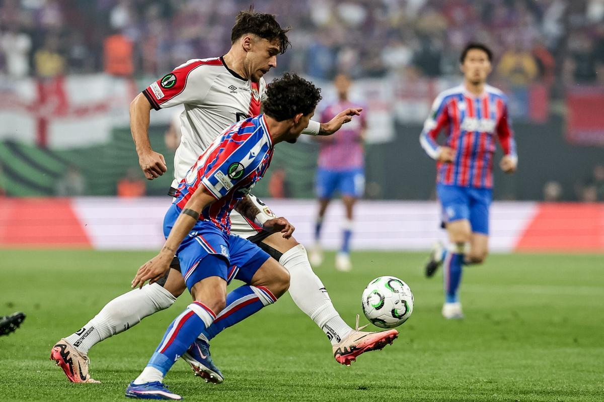 Final de la Conference League: Crystal Palace - Rayo Vallecano, en ...