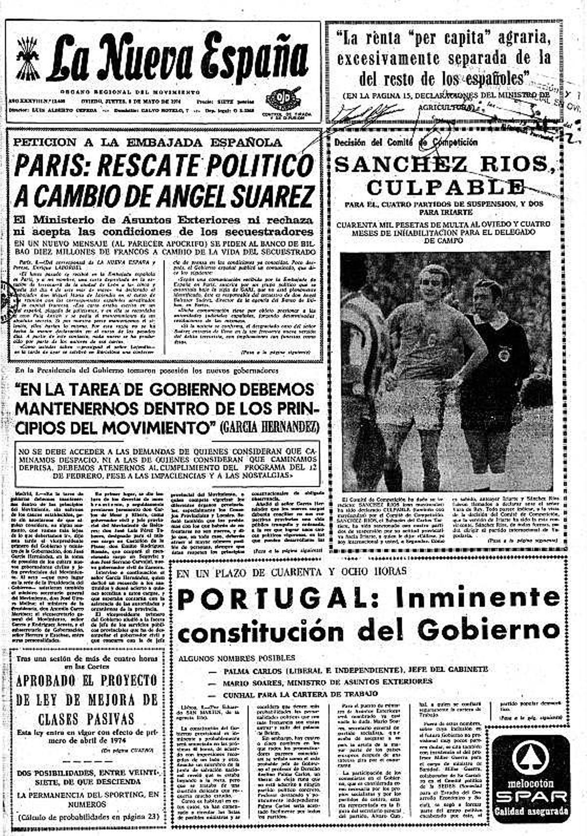 Muere Baltasar Suárez, el avilesino secuestrado en París en 1974