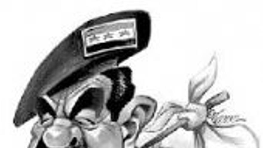 De caudillo a caricatura de dictador