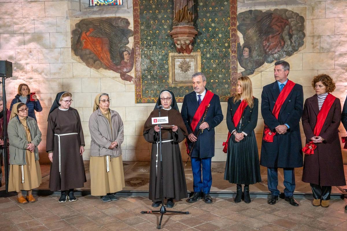Las monjas clarisas se despiden del monasterio de Pedralbes de Barcelona