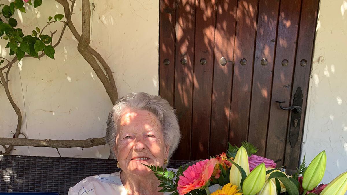 Victoria Carrillo Martín cumple 100 años en Santa Eulària