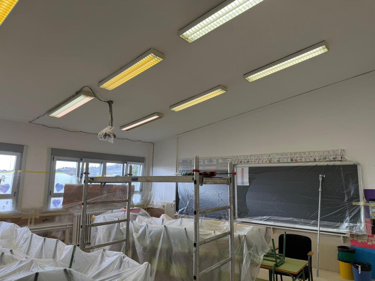 Los colegios de Moaña, sin vacaciones