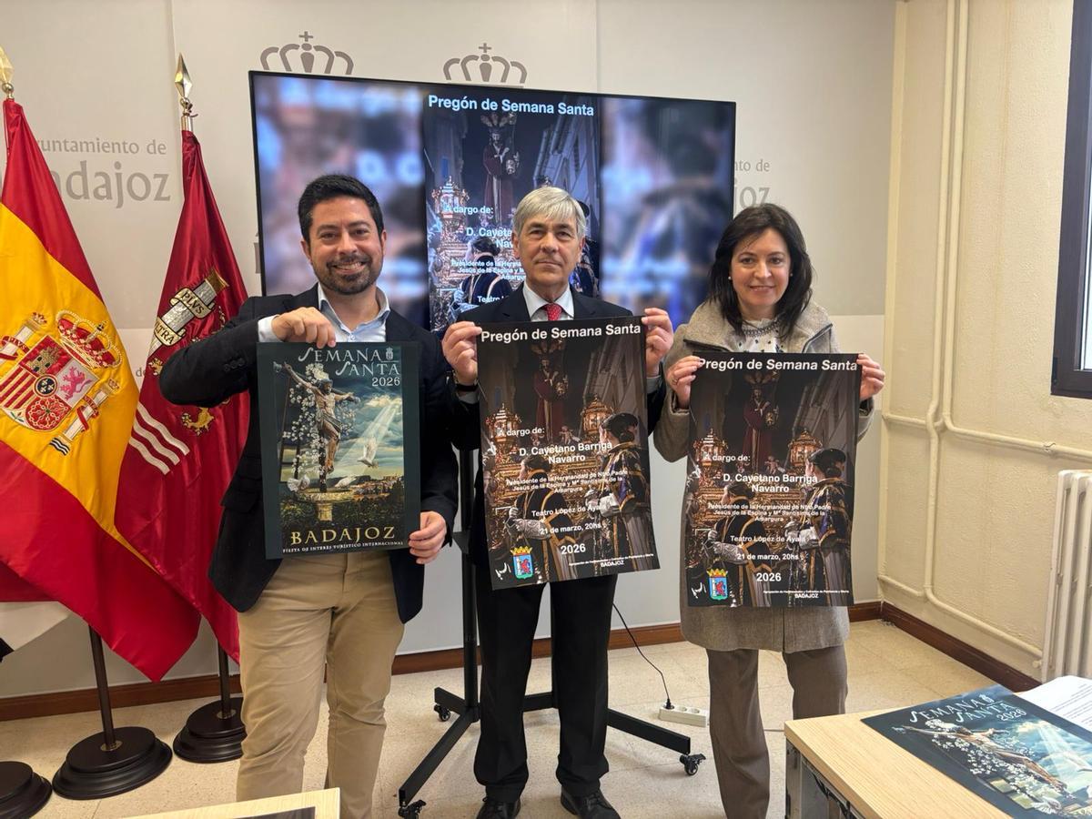 PREGÓN SEMANA SANTA BADAJOZ 2026 CAYETANO BARRIGA | El pregón de la ...