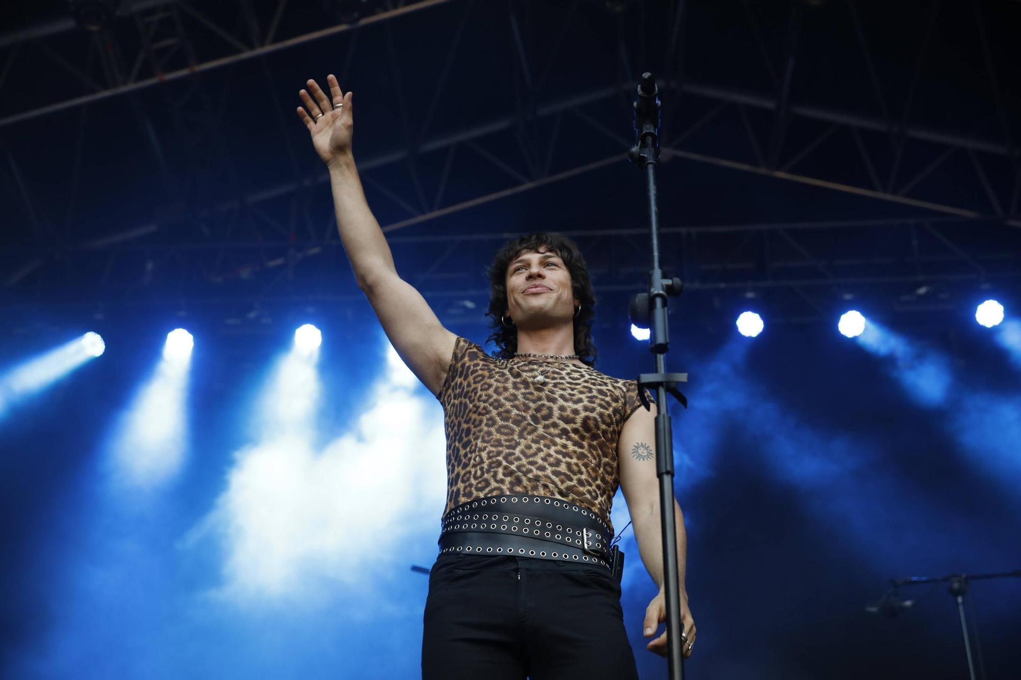 El concierto de Leo Rizzi en la Plaza Mayor de Gijón, en imágenes