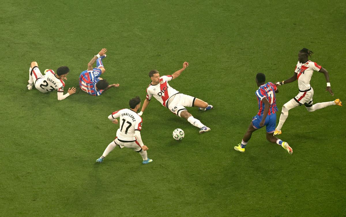 Final de la Conference League: Crystal Palace - Rayo Vallecano, en ...