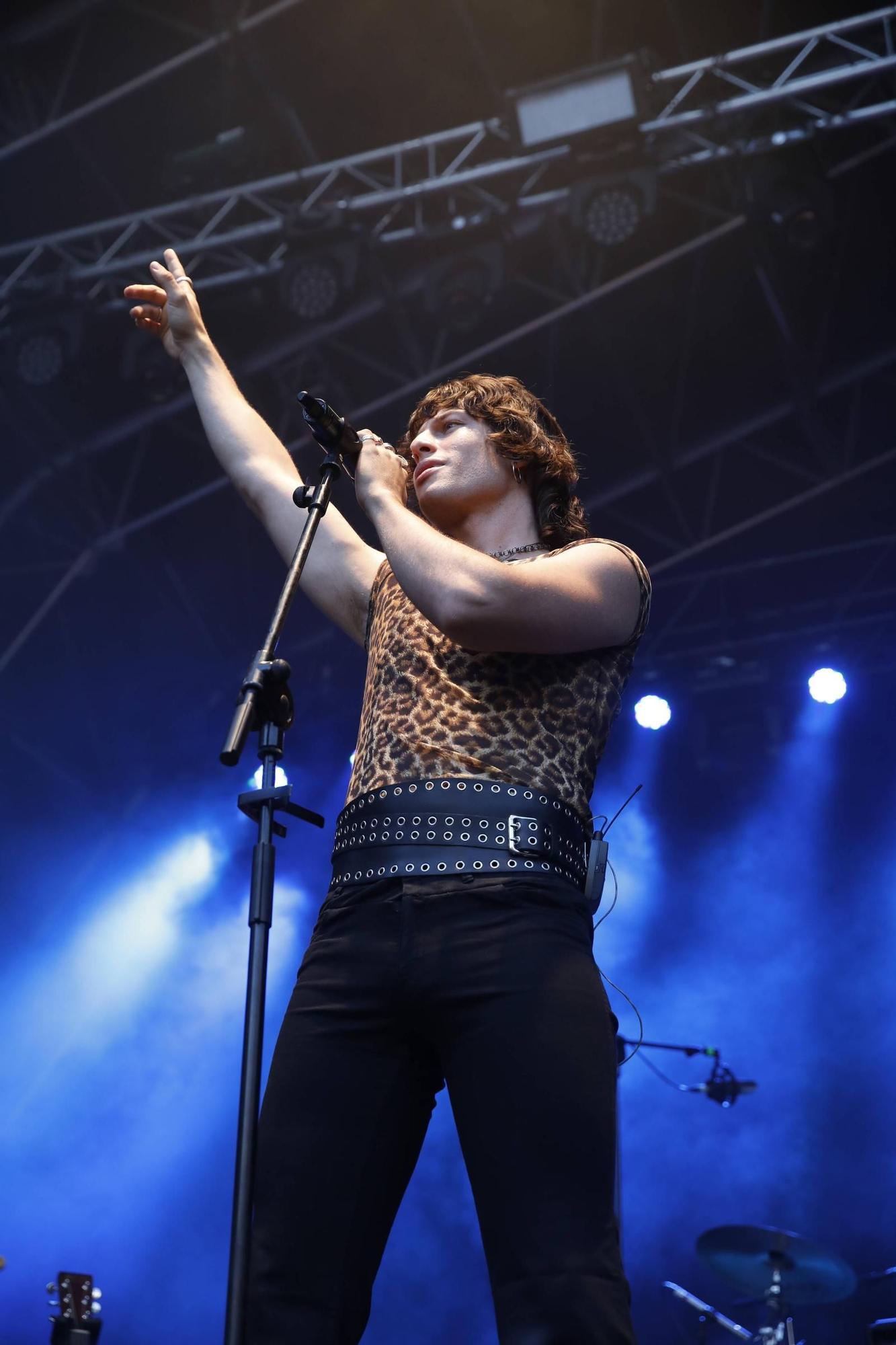 El concierto de Leo Rizzi en la Plaza Mayor de Gijón, en imágenes