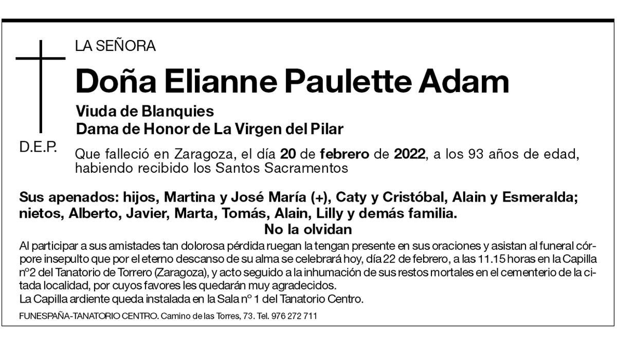 Doña Elianne Paulette Adam