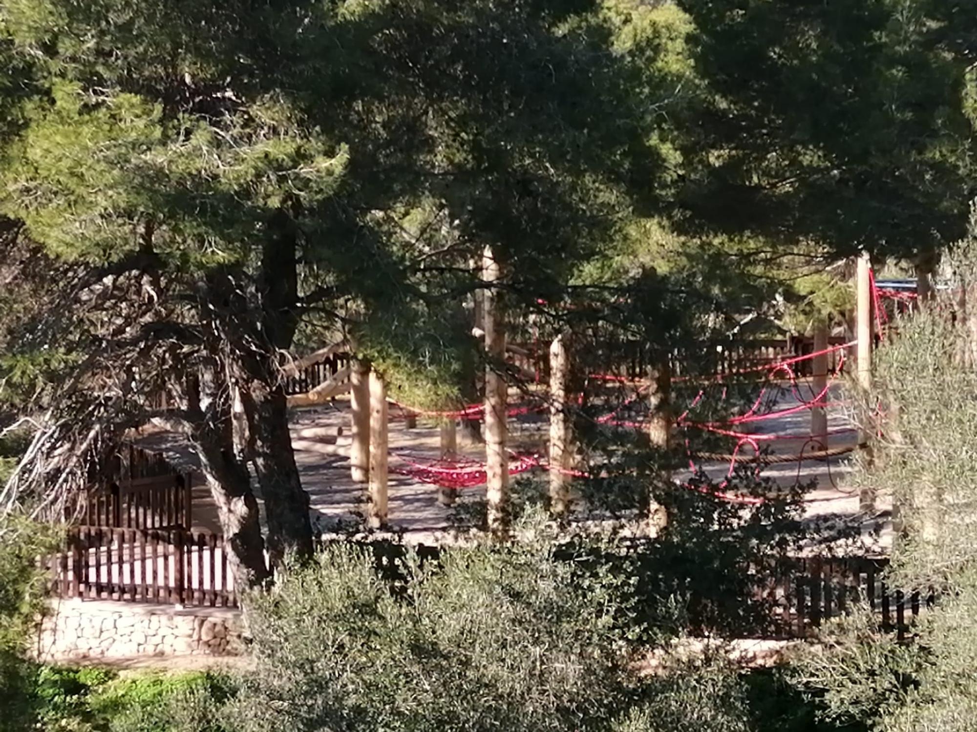 Recta final del parque de aventuras de Bellver - Diario de Mallorca