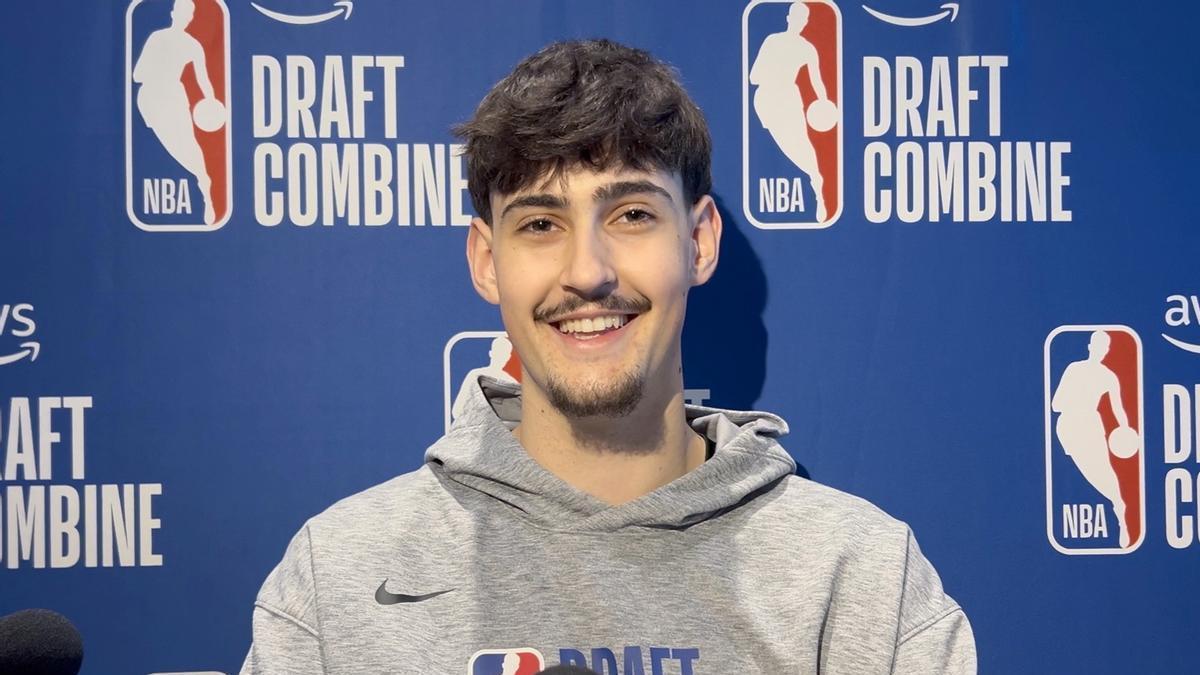 Aday Mara: "Solo ver el logo de la NBA es increíble"