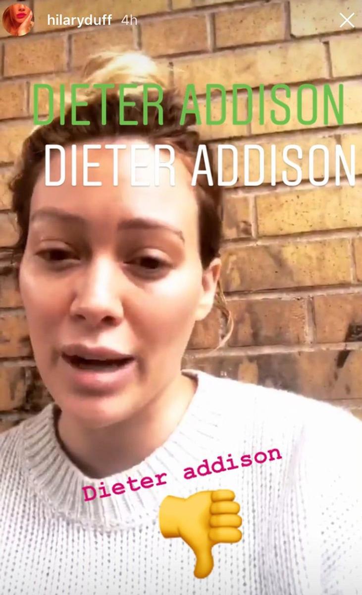Hilary Duff pone verde a su vecino por Instagram - Cuore