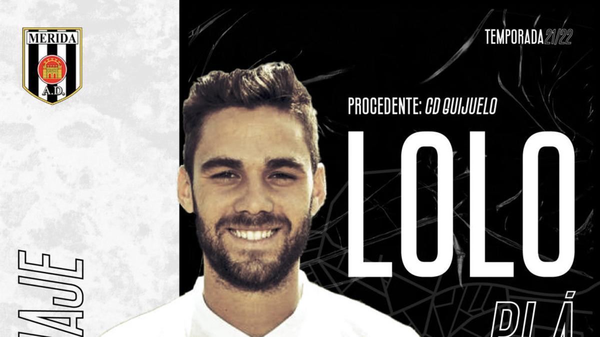 Lolo Pla, fichaje ilusionante del Mérida