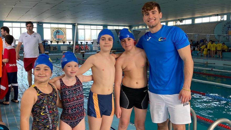 Podio para el Natació Xàtiva en la jornada de la liga infantil y el ...