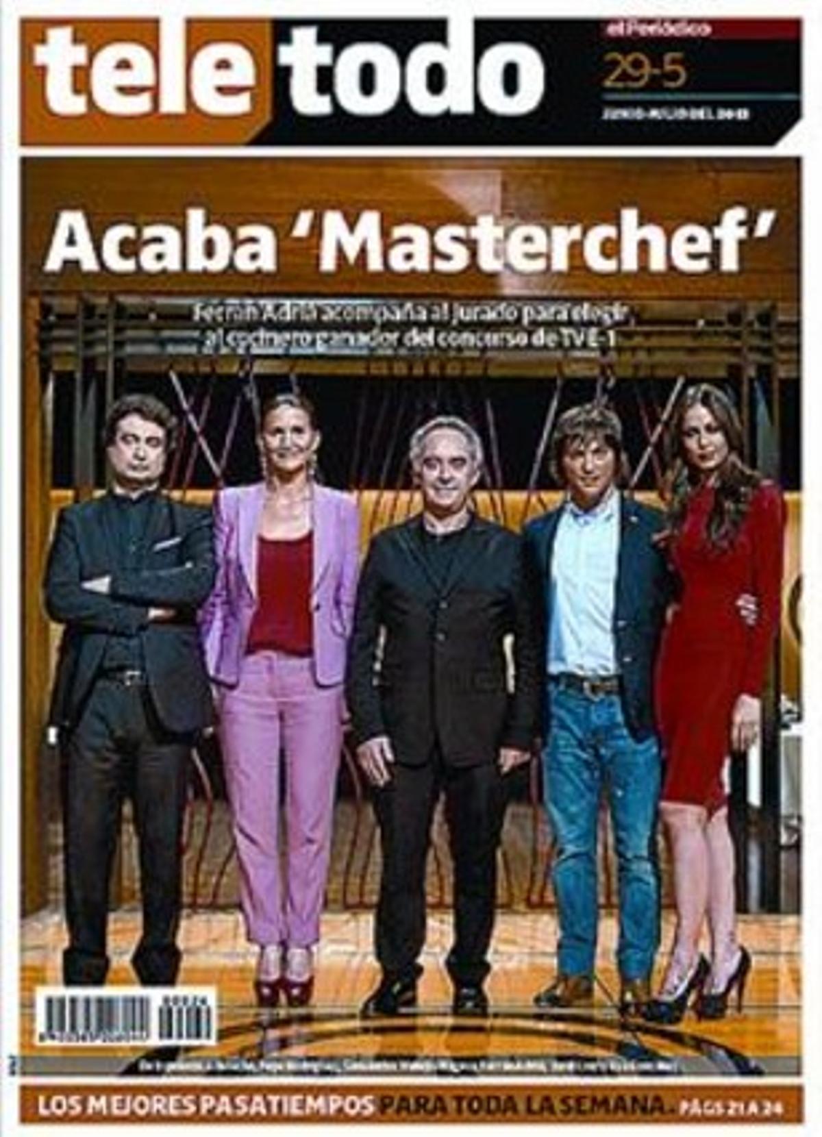 Adrià elegirá al 'Masterchef' - El Periódico