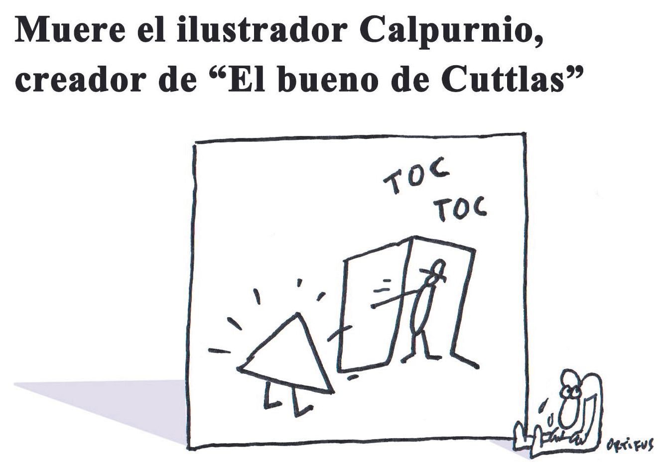 Muere el ilustrador Calpurnio, creador de "El bueno de Cuttlas ...