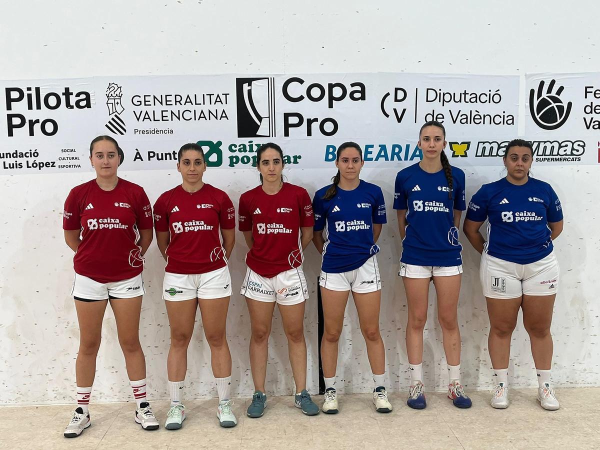 Pilota valenciana: Ana, Natalia i Patri continuen invictes en la Copa ...