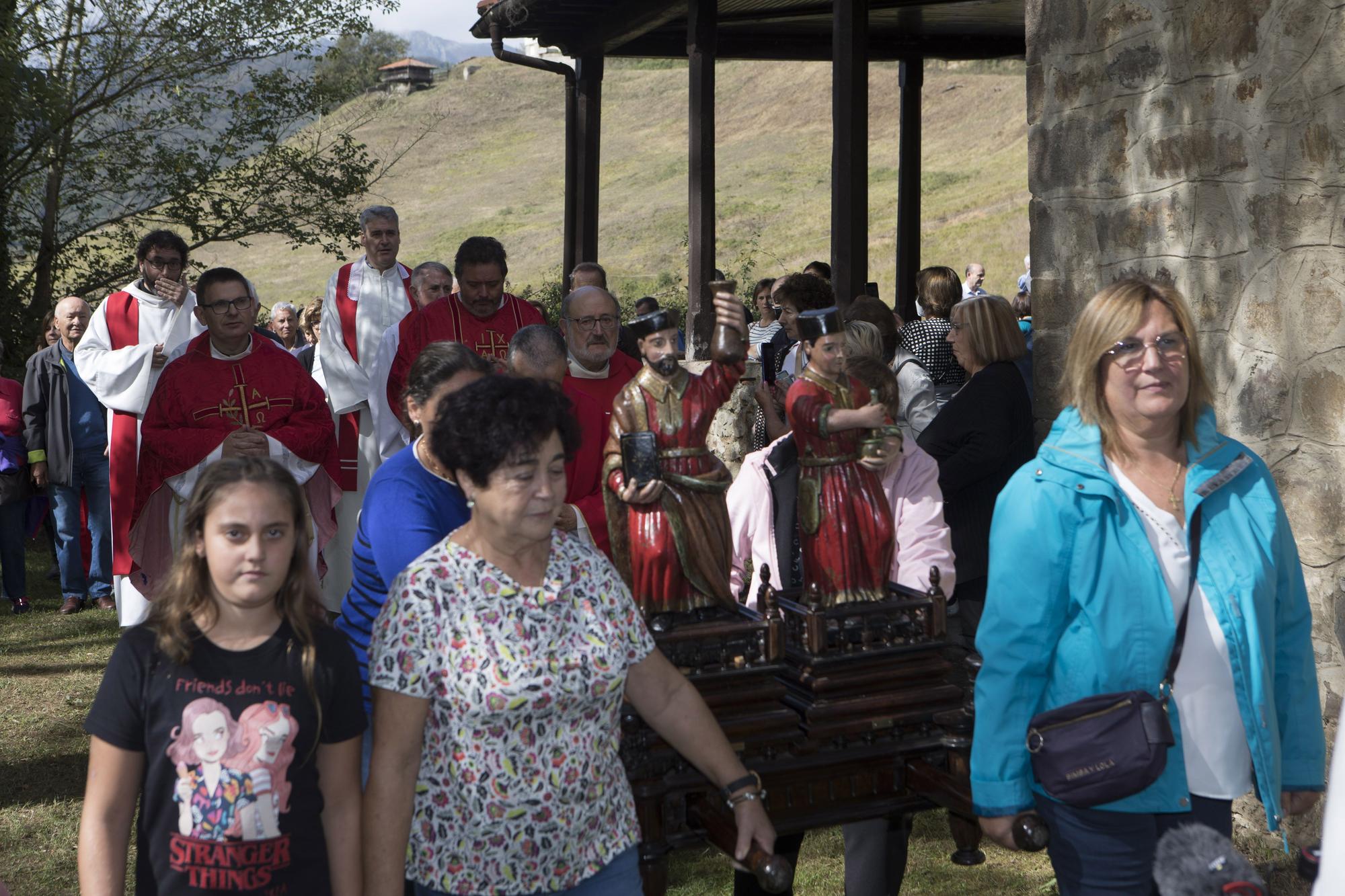 La romería de Los Mártires vuelve a Mieres