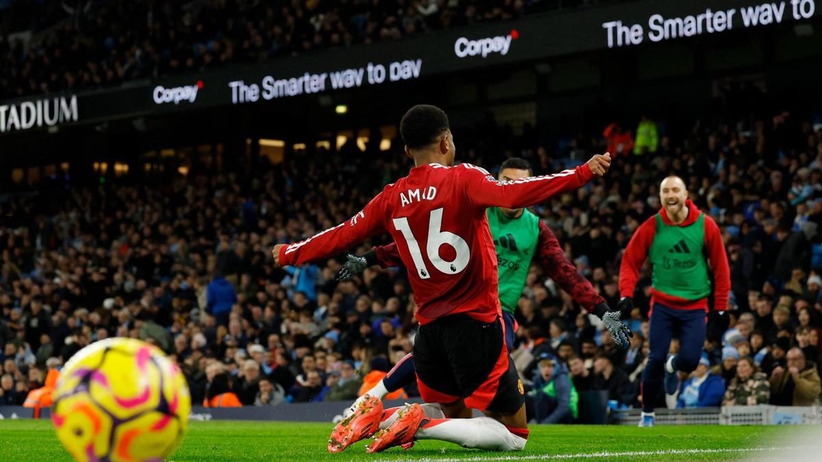 El City se hunde aún más ante el United con dos graves errores defensivos