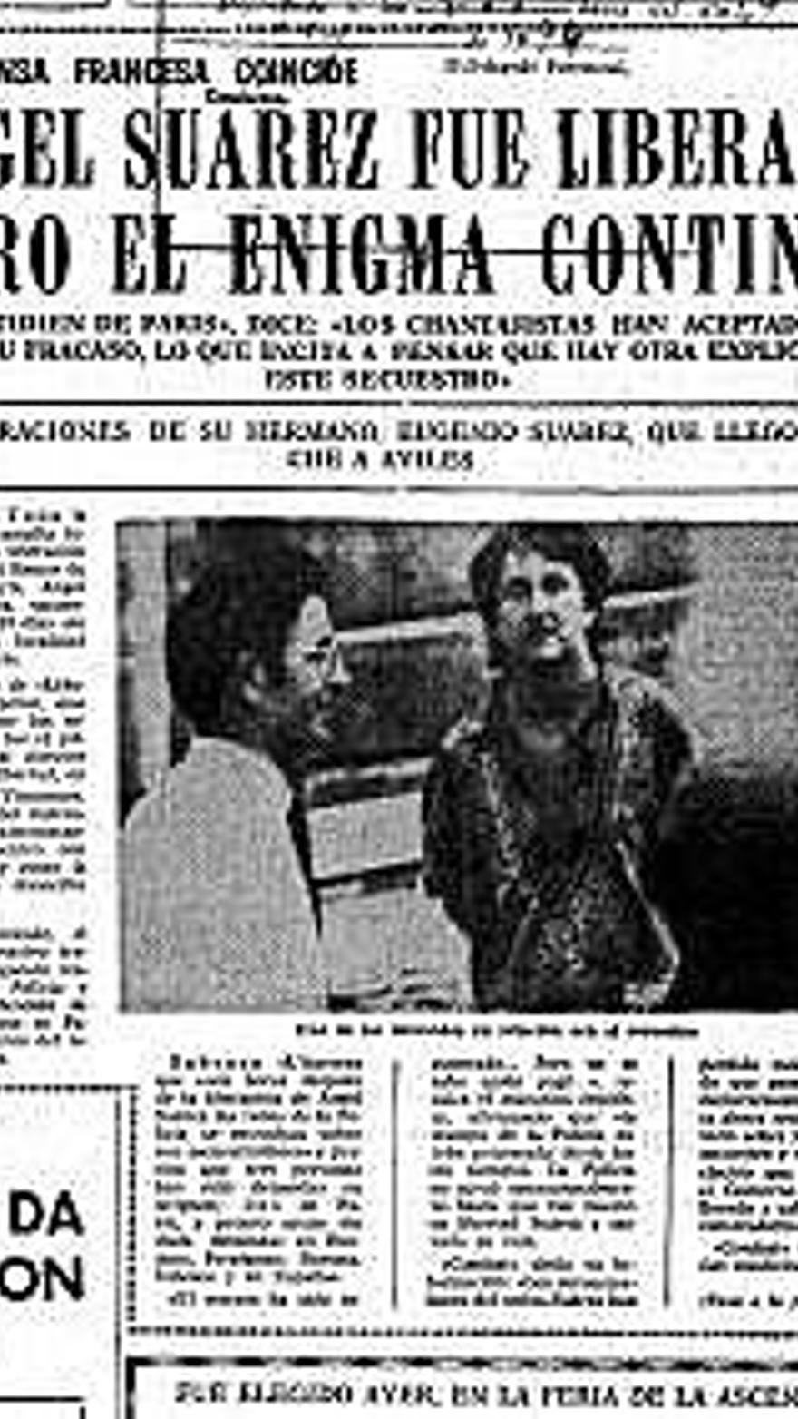 Muere Baltasar Suárez, el avilesino secuestrado en París en 1974