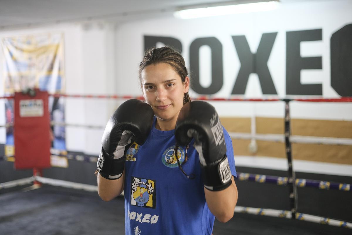 FOTOS: La Escuela de Boxeo de Gran Canaria prepara el Nacional
