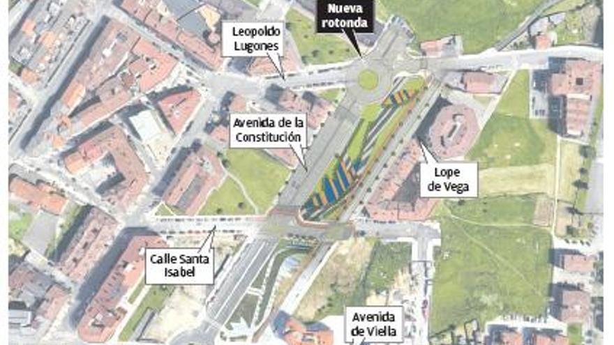 Siero licita la tercera fase del bulevar de Lugones, que será el primer ...