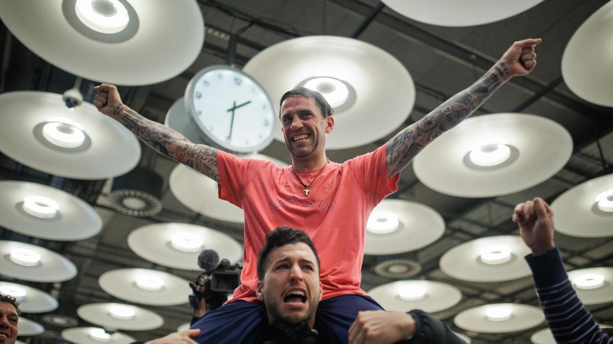 Santiago Sánchez Cogedor aterriza en Madrid tras ser liberado por Irán