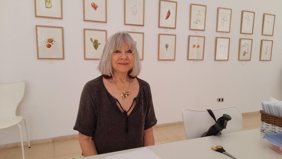 Suzanne Carpenter dibuja la naturaleza de Formentera