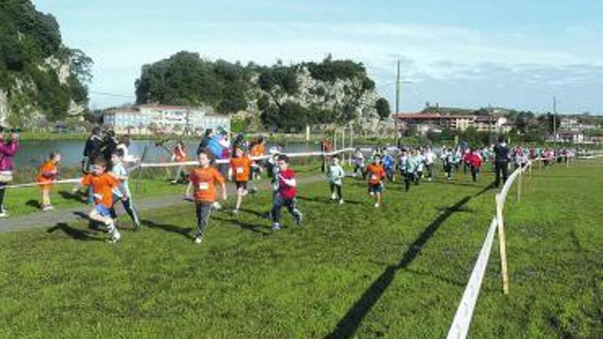 Ribadesella acogió el zonal de cross de la competición escolar