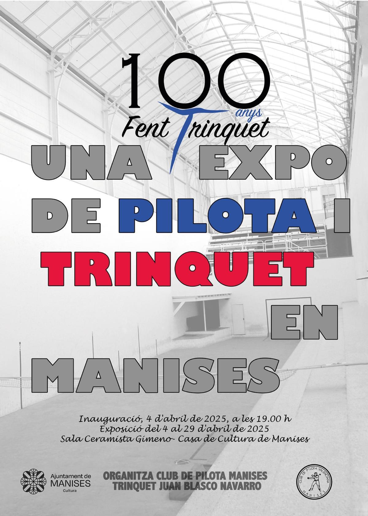 MANISES: Una exposición para celebrar en centenario del Trinquet de Manises