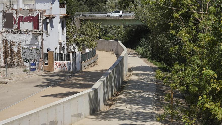 Així és l'espectacular mur antiinundacions del riu Ter a Girona