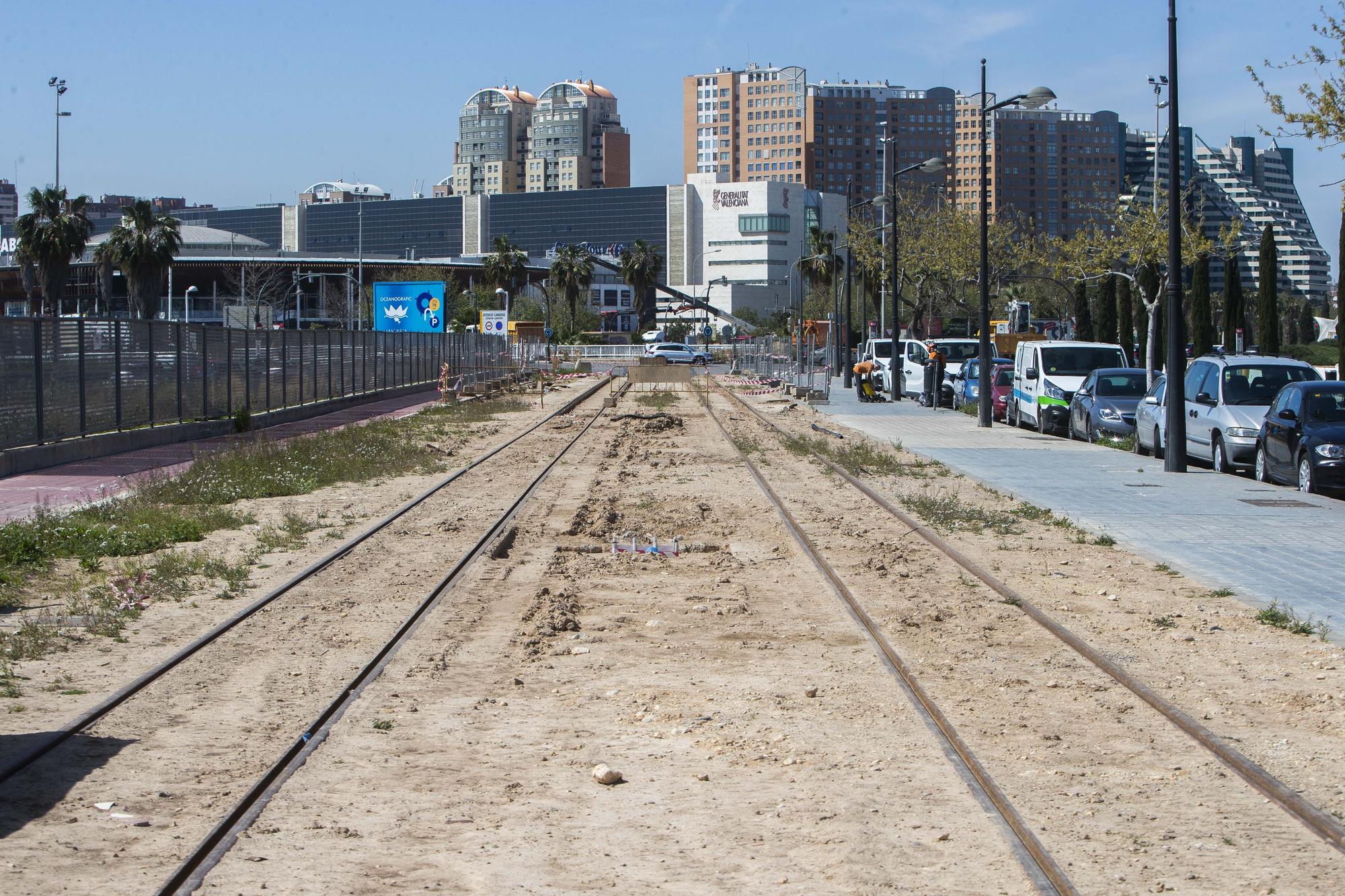 Así avanzan las obras de la Línea 10 de Metrovalencia