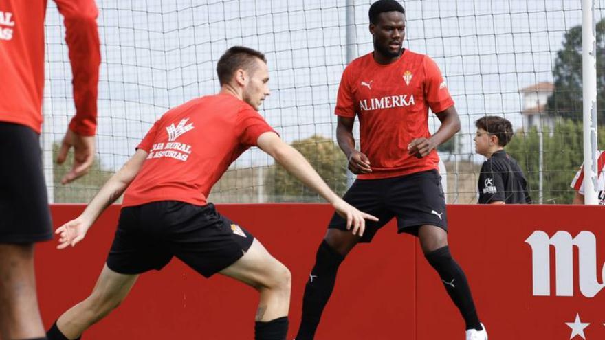 Loum se retira del entrenamiento y es duda para la visita al Deportivo