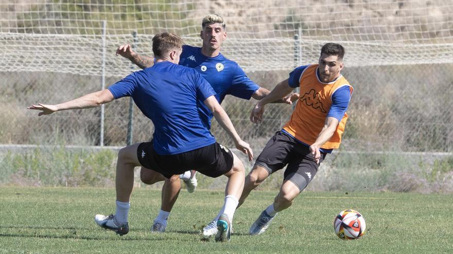 Primer entrenamiento del Hércules de la pretemporada en Primera RFEF