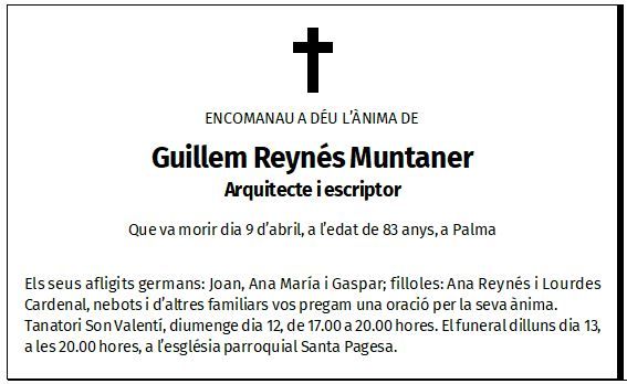 Guillem Reynés Muntaner