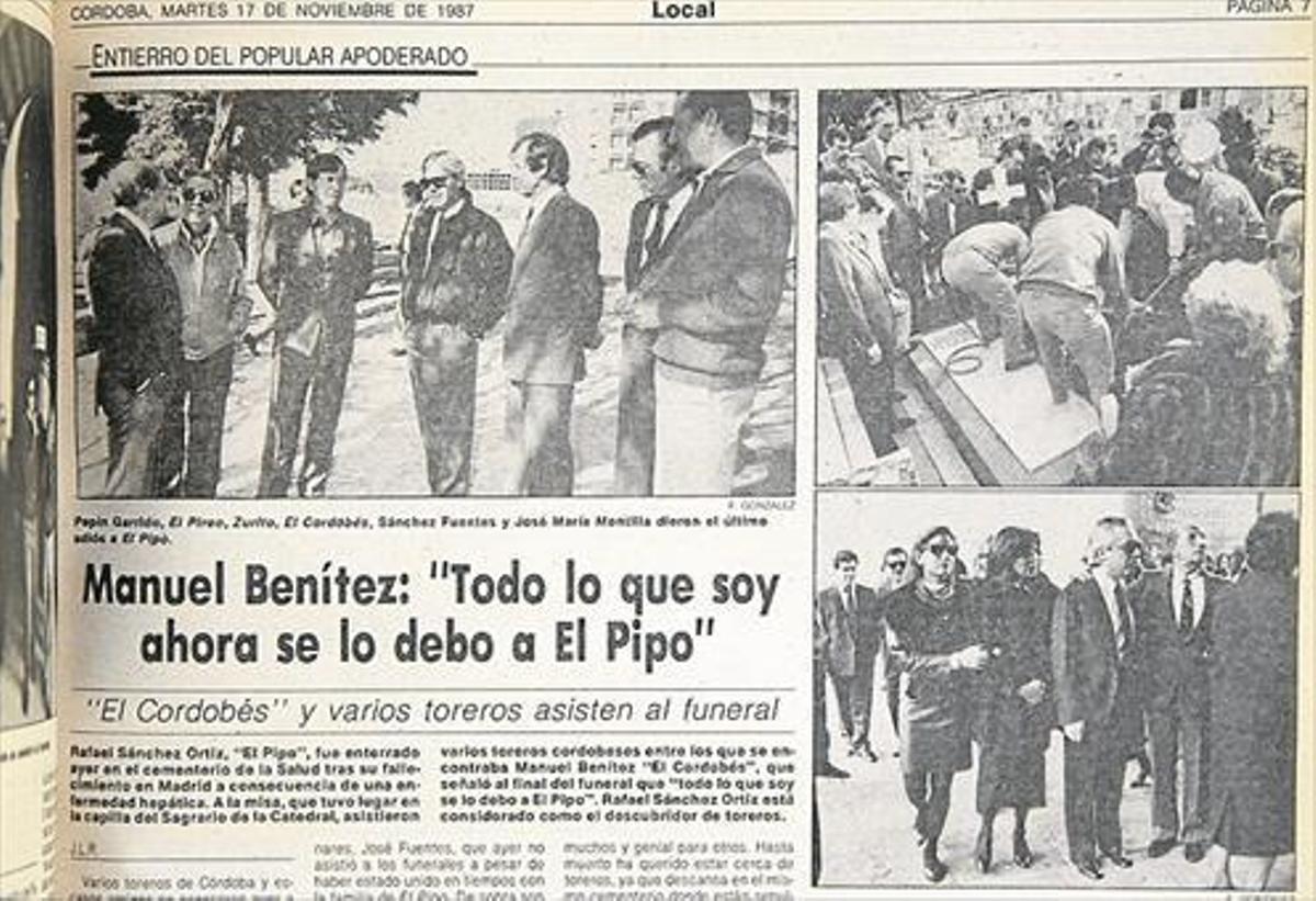 El último adiós a El Pipo