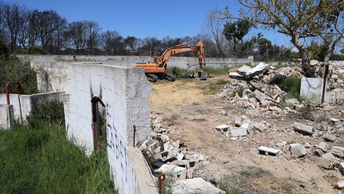 De corral para toros a 'jardín' en el parque de la Devesa