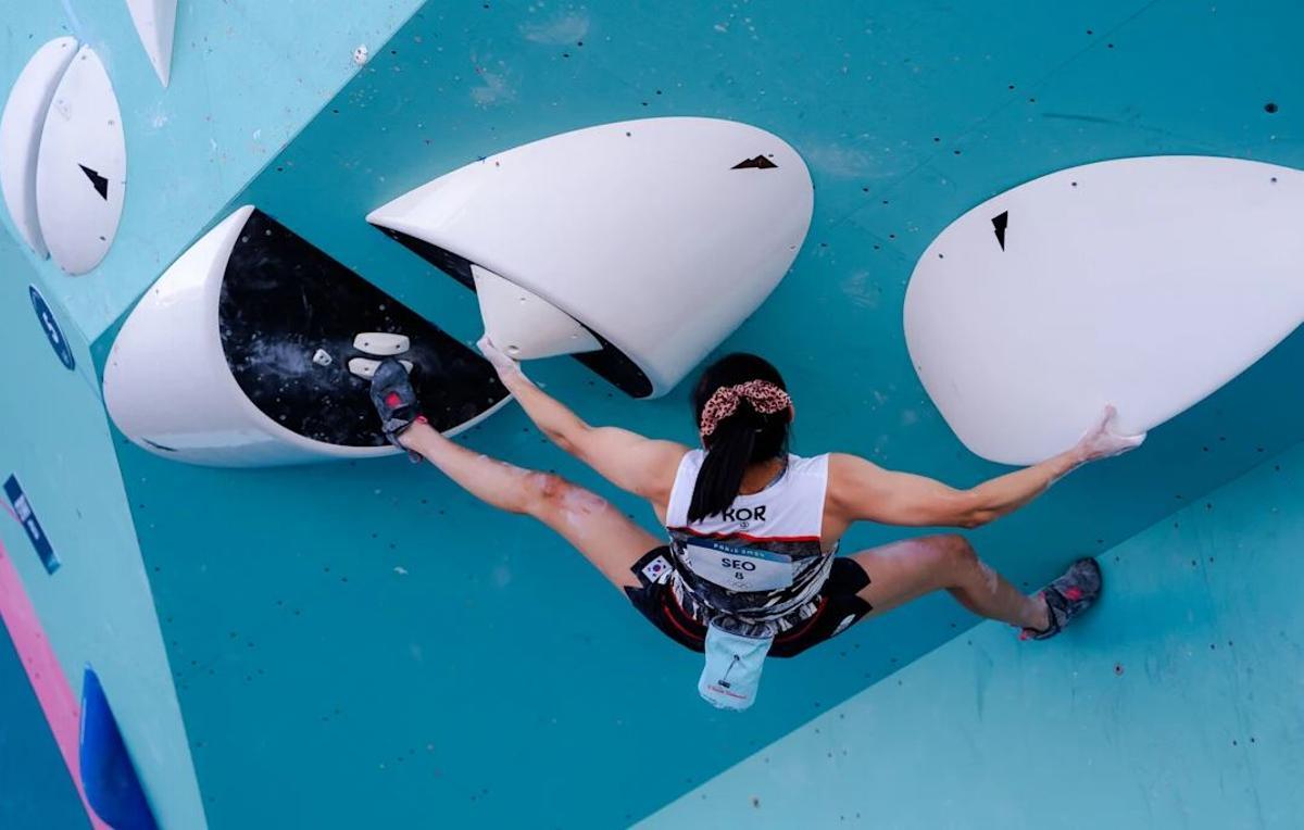 Chaehyun Seo, una estrella de la escalada mundial sobre el muro de ...