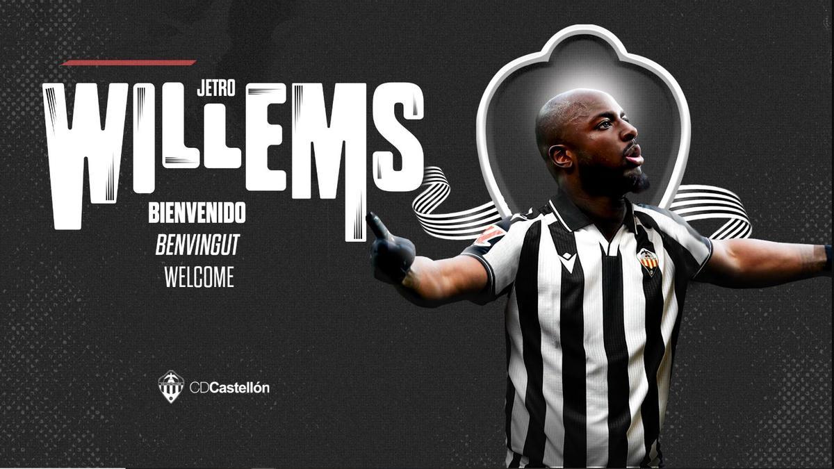 Jetro Willems nuevo fichaje del CD Castellón