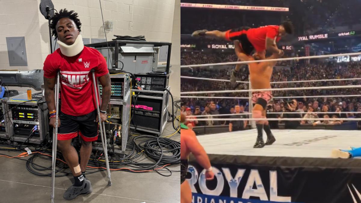 Las redes enloquecen con Speed en la WWE: le hacen un placaje, le lanzan contra las mesas y ...