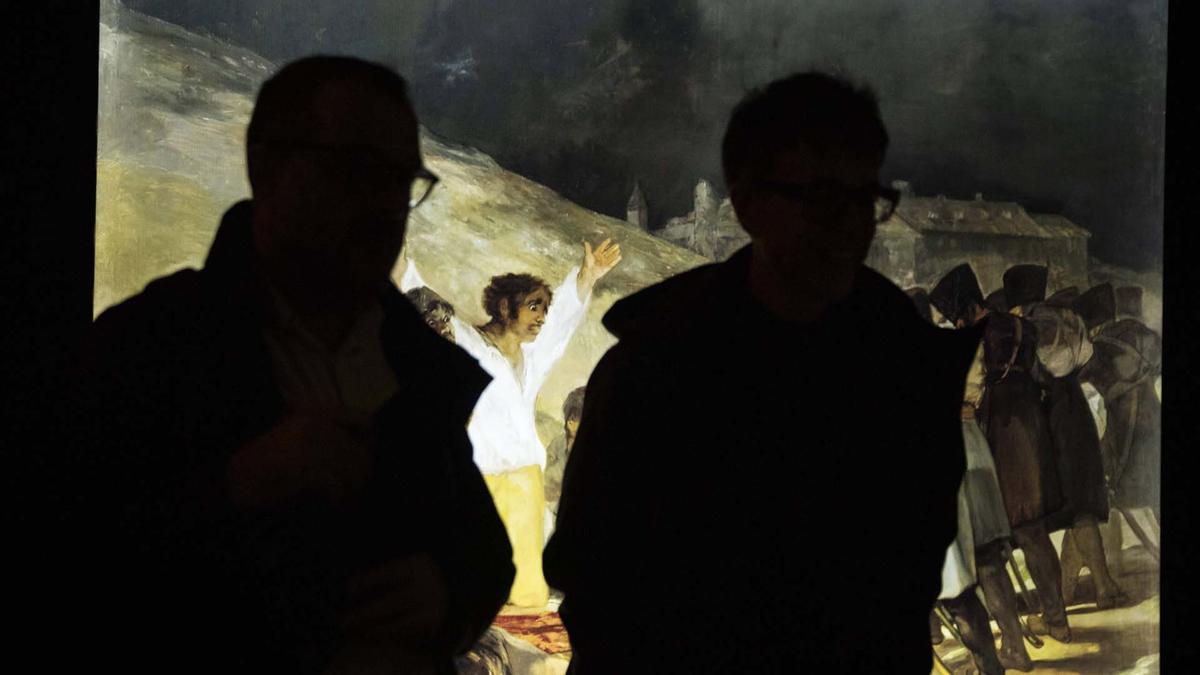 Presentación de la exposición inmersiva universo Goya en el Centre d ...