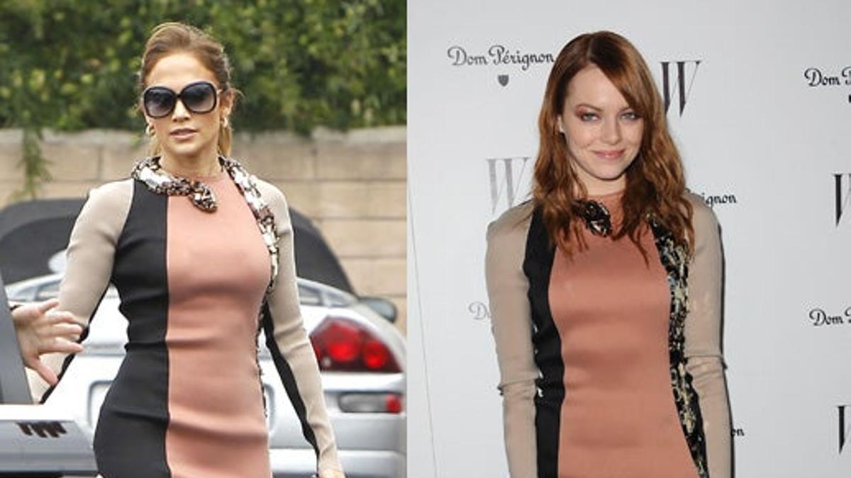 Jennifer Lopez y Emma Stone comparten gusto en moda - Stilo