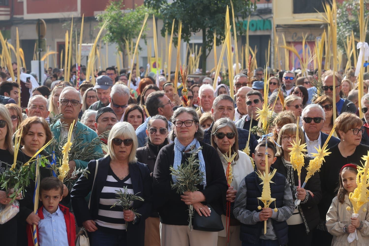 Procesión del Domingo de Ramos en el Cabanyal