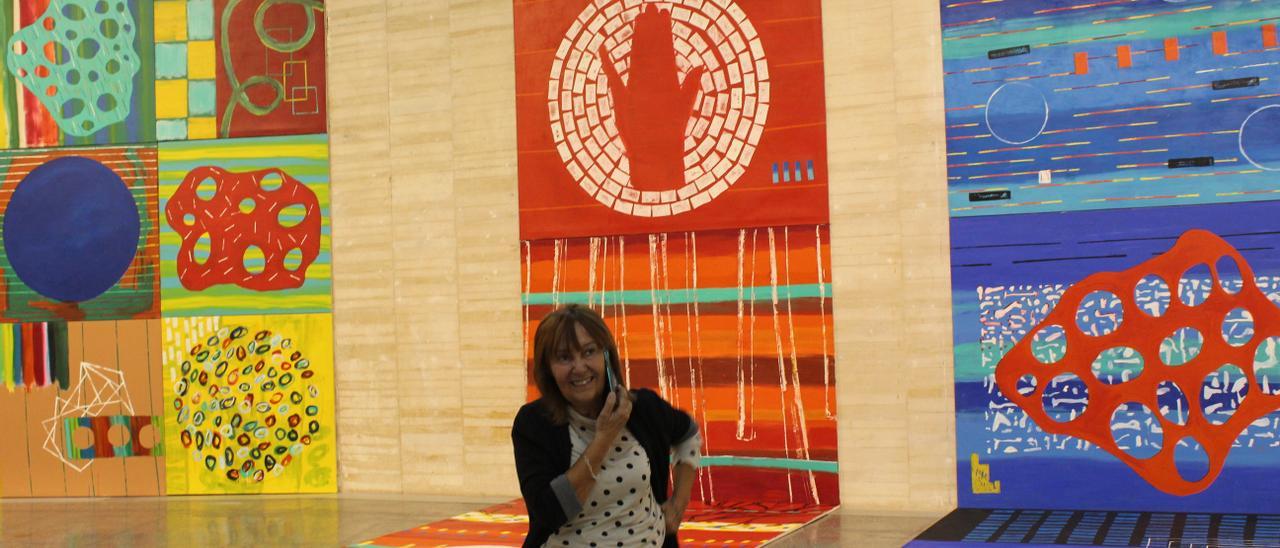 La artista viguesa Menchu Lamas lleva su útero de colore al MUSAC de ...