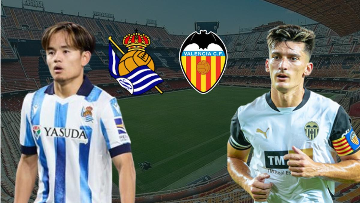 Real Sociedad - Valencia CF: Sigue el partido EN DIRECTO