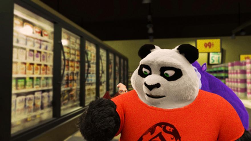 Panda contra aliens - Información