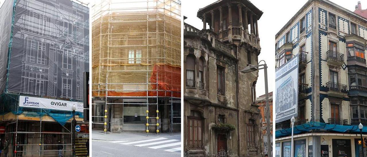 Los cuatro edificios emblemáticos de Gijón que se enfrentan a un ...