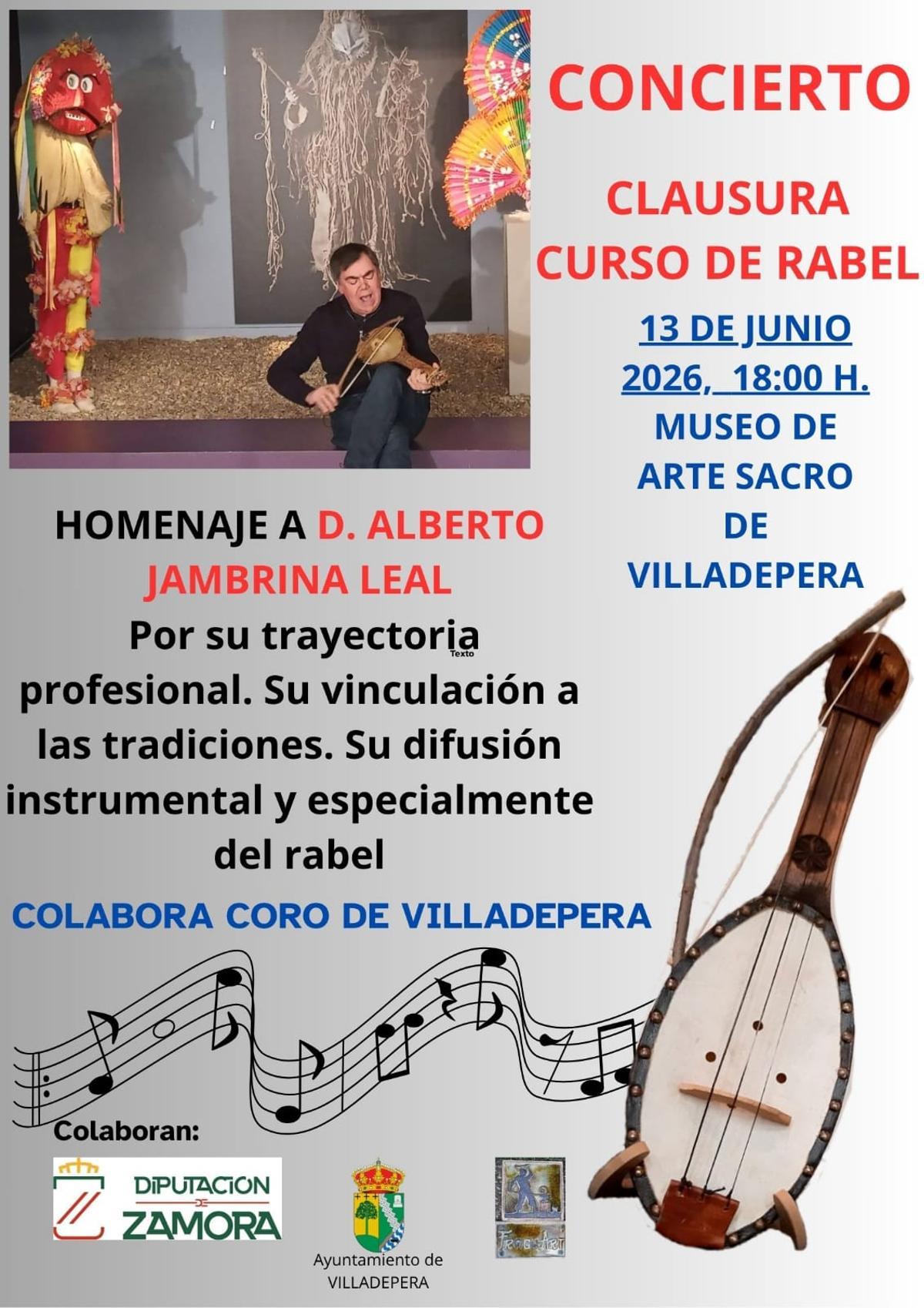 Tributo del Aula de Rabel de Villadepera al músico zamorano Alberto ...