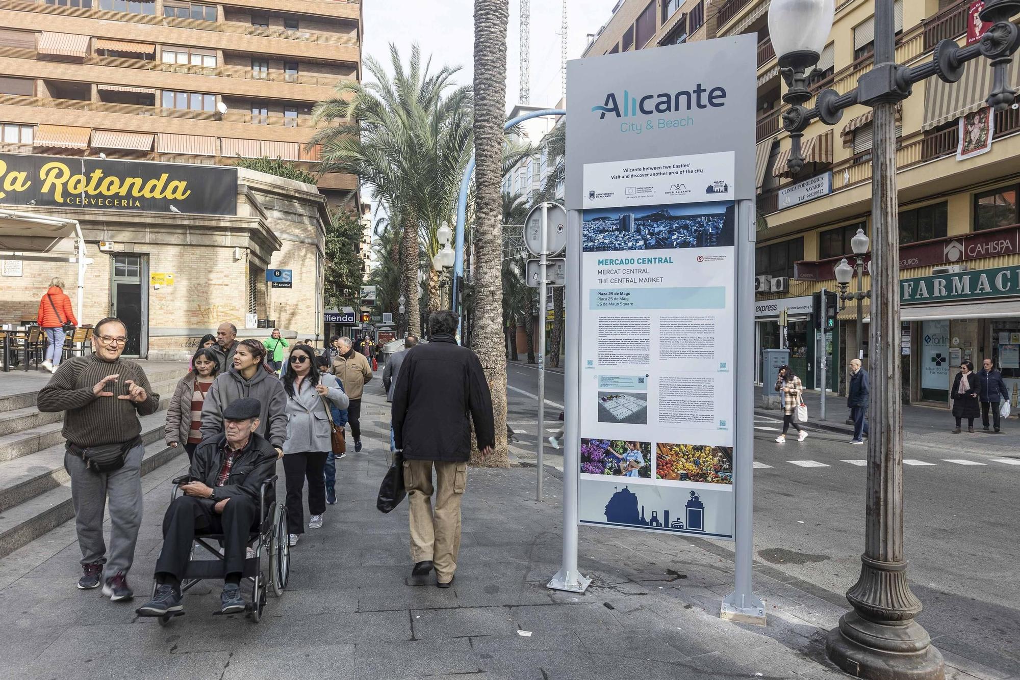 Nuevos paneles informativos para la ciudad de Alicante