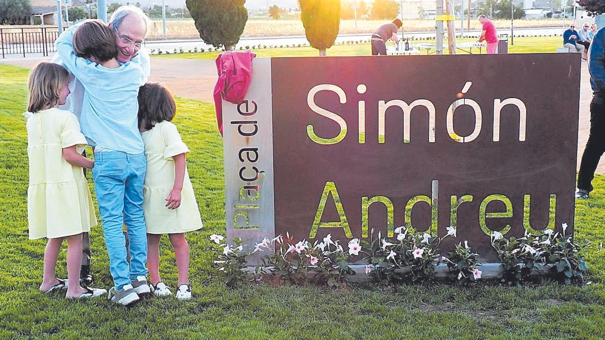 El actor Simón Andreu ya tiene su plaza en sa Pobla