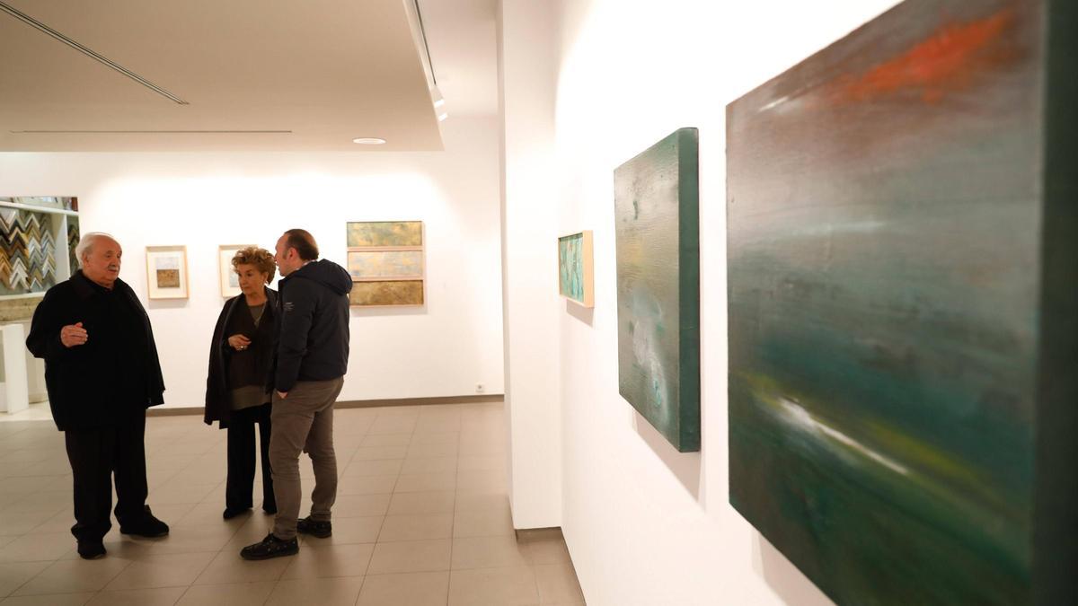 Elías García Benavides dexa "Huella" na galería Amaga