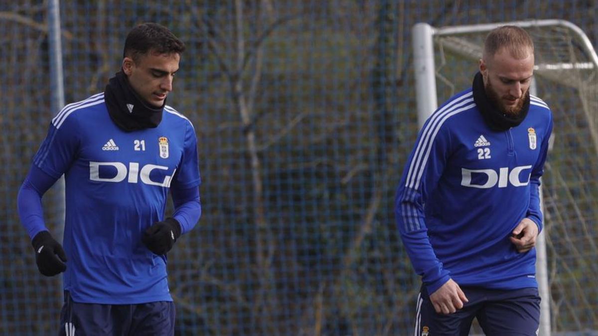 Cornud trabaja con el grupo y apunta al once el sábado - La Nueva España